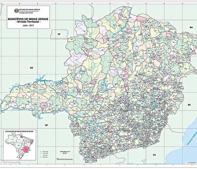 Minas tem novo mapa oficial