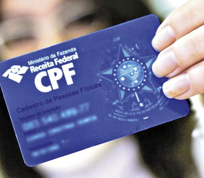 CPF aceito como documento de identificação